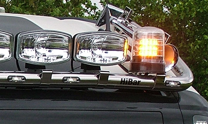 Britax LED Beacon Light | Clear Lens | 3-Point Mounting | Nedking